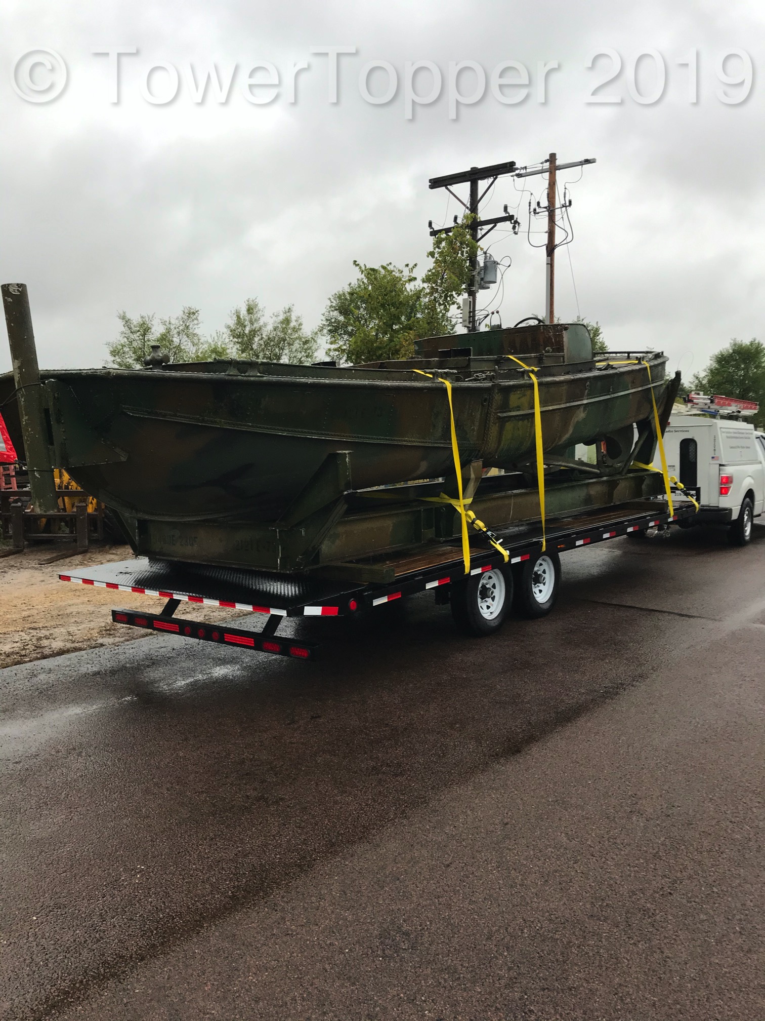 So, I bought an US Army 27’ Bridge and Barge Push Boat | Boat Design Net