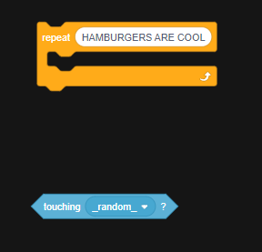 my first ever hacked blocks - Discuss Scratch