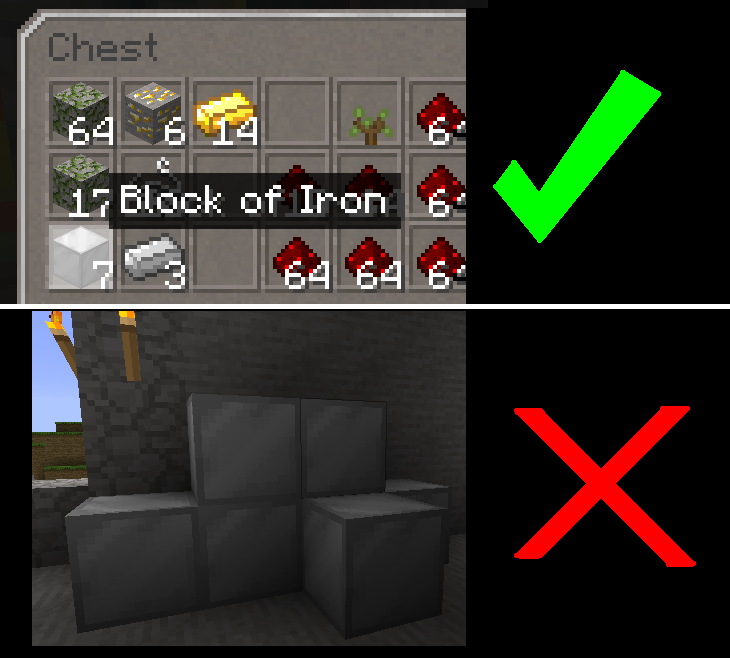 This is what they meant by storage. - Survival Mode - Minecraft: Java ...