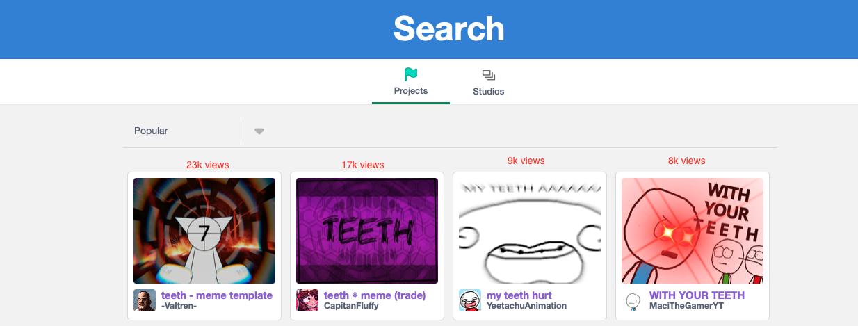 Questions about search on Scratch - Discuss Scratch