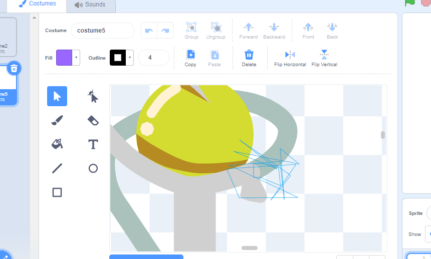 Vector editor: Unmovable object - Discuss Scratch