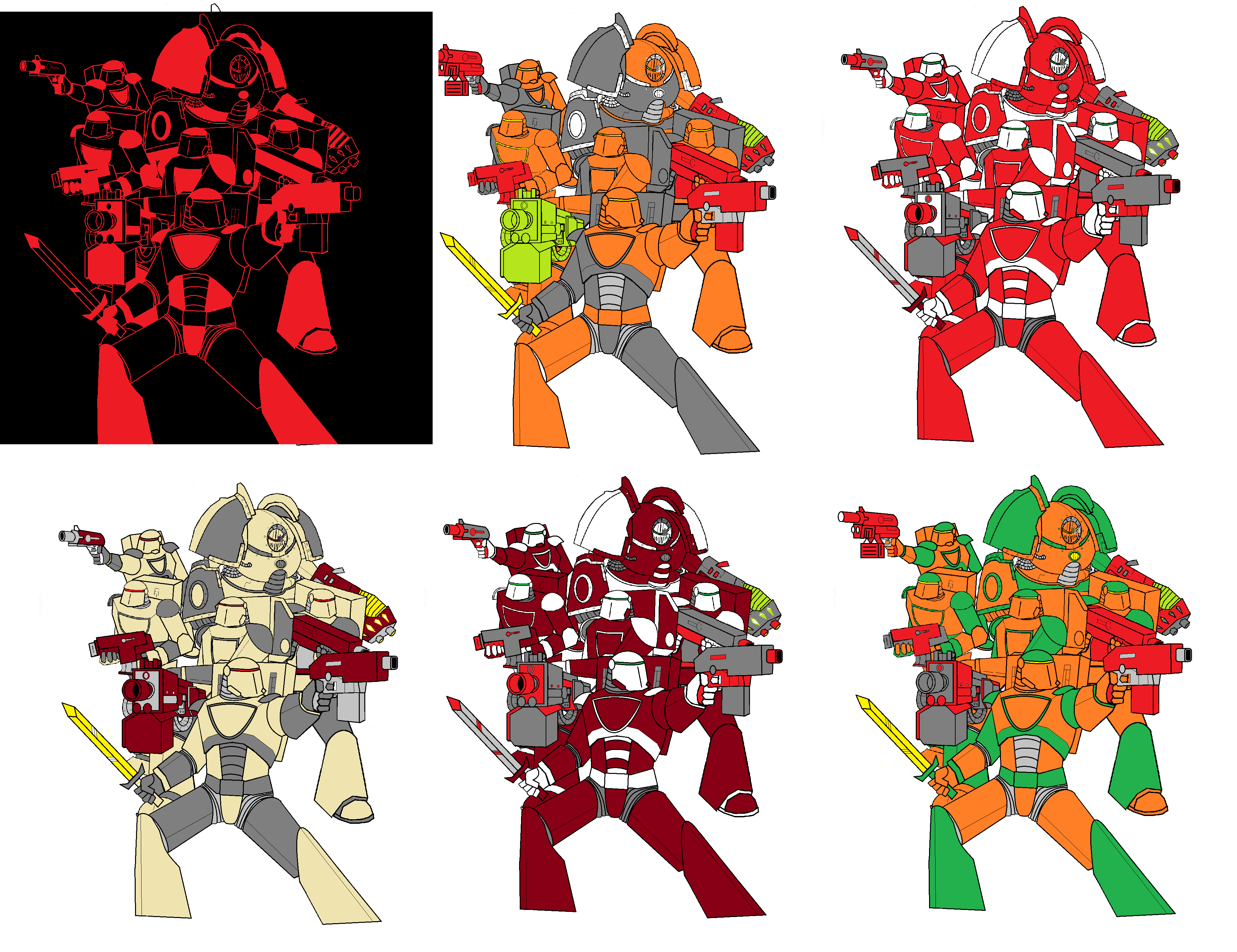 Super Space Knights covers : r/RPGcreation