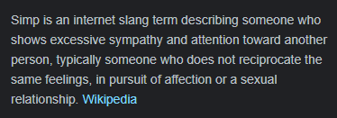 Ban the word simp - Discuss Scratch