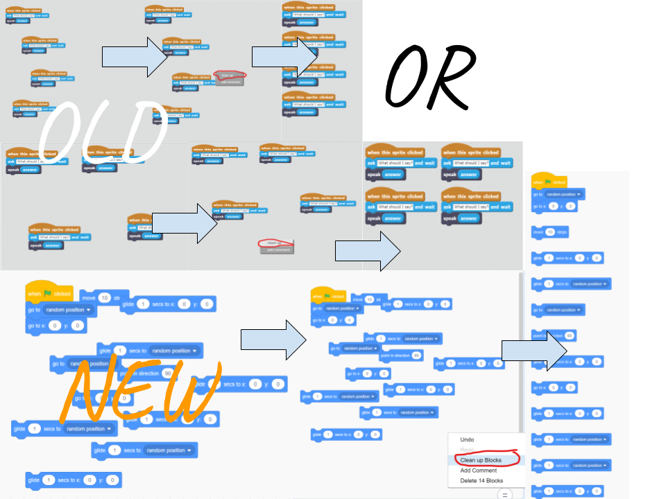 The arrange function in scratch - Discuss Scratch