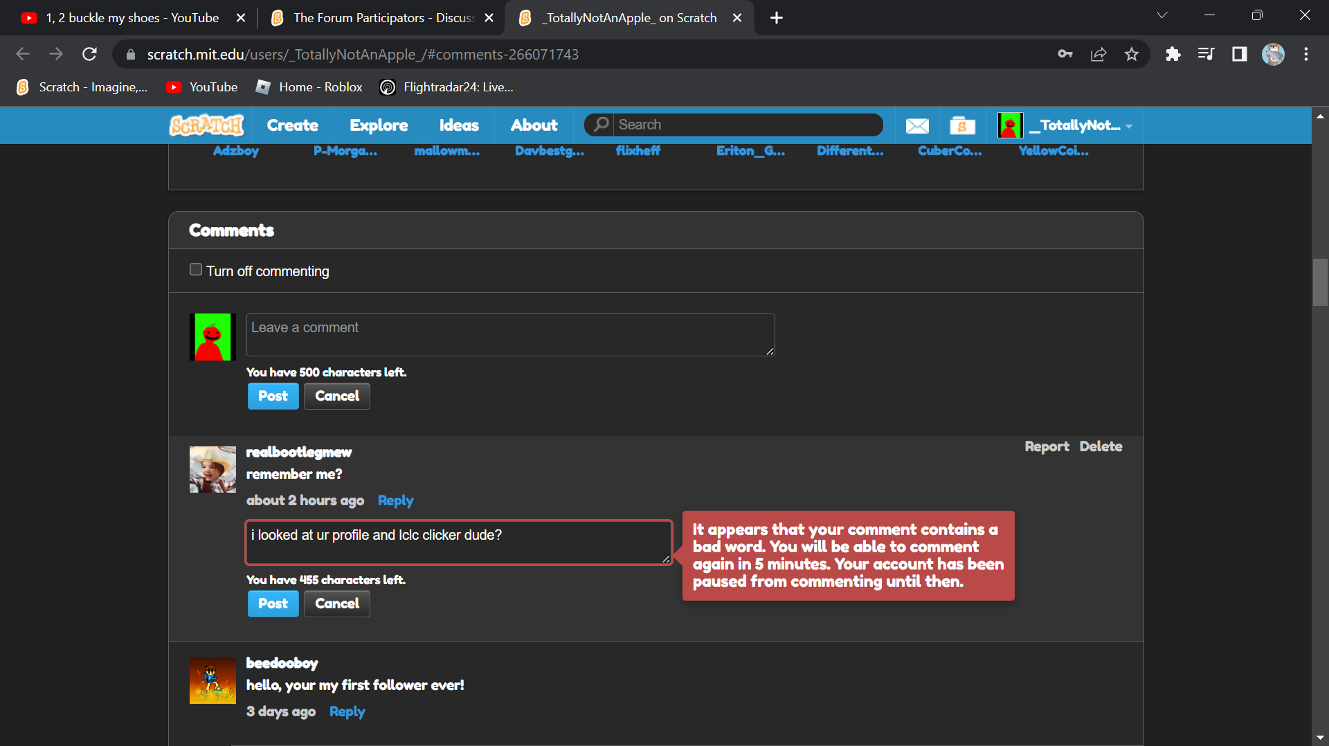False mute? - Discuss Scratch
