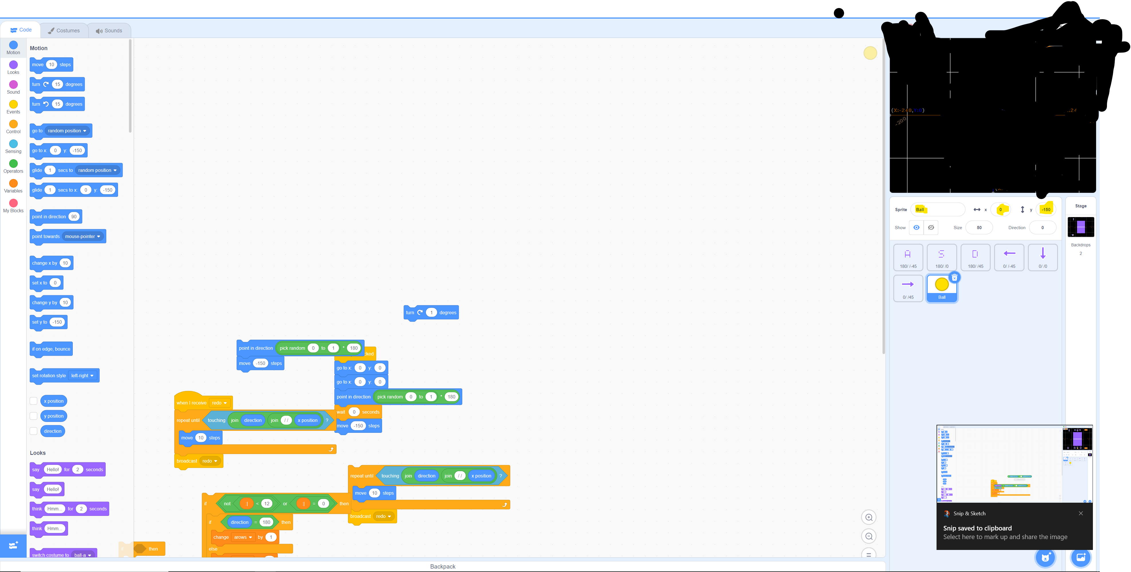 my position values dont work - Discuss Scratch
