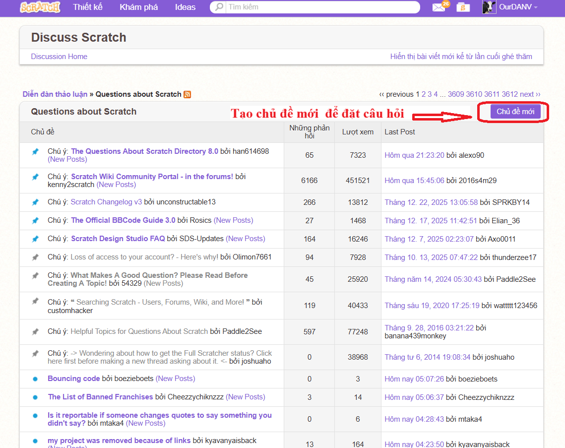 Studio Dự Án Người Việt - Discuss Scratch