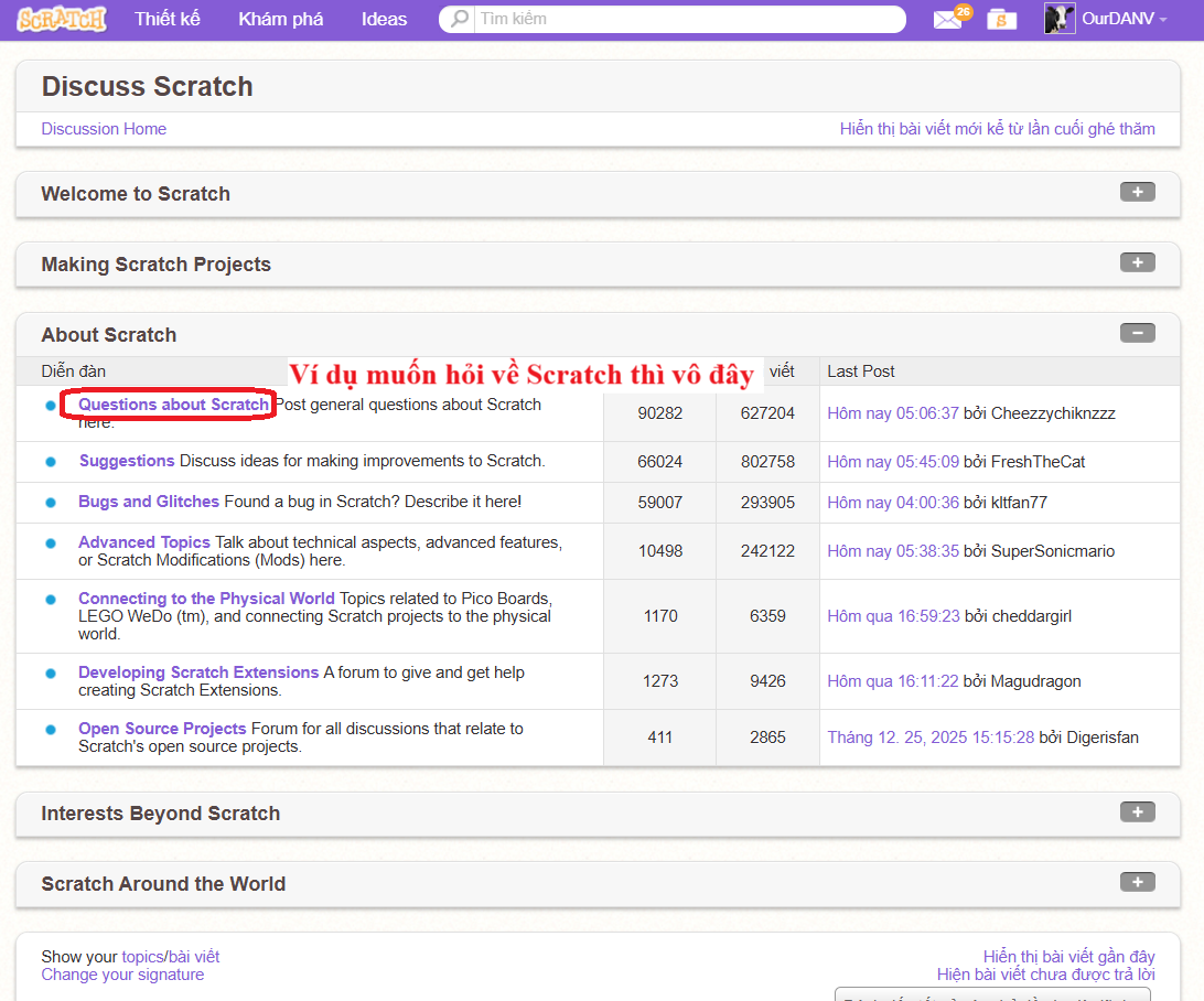 Studio Dự Án Người Việt - Discuss Scratch