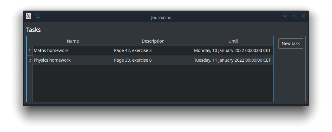 Journalinq - Qt-based daily planner - Discuss Scratch