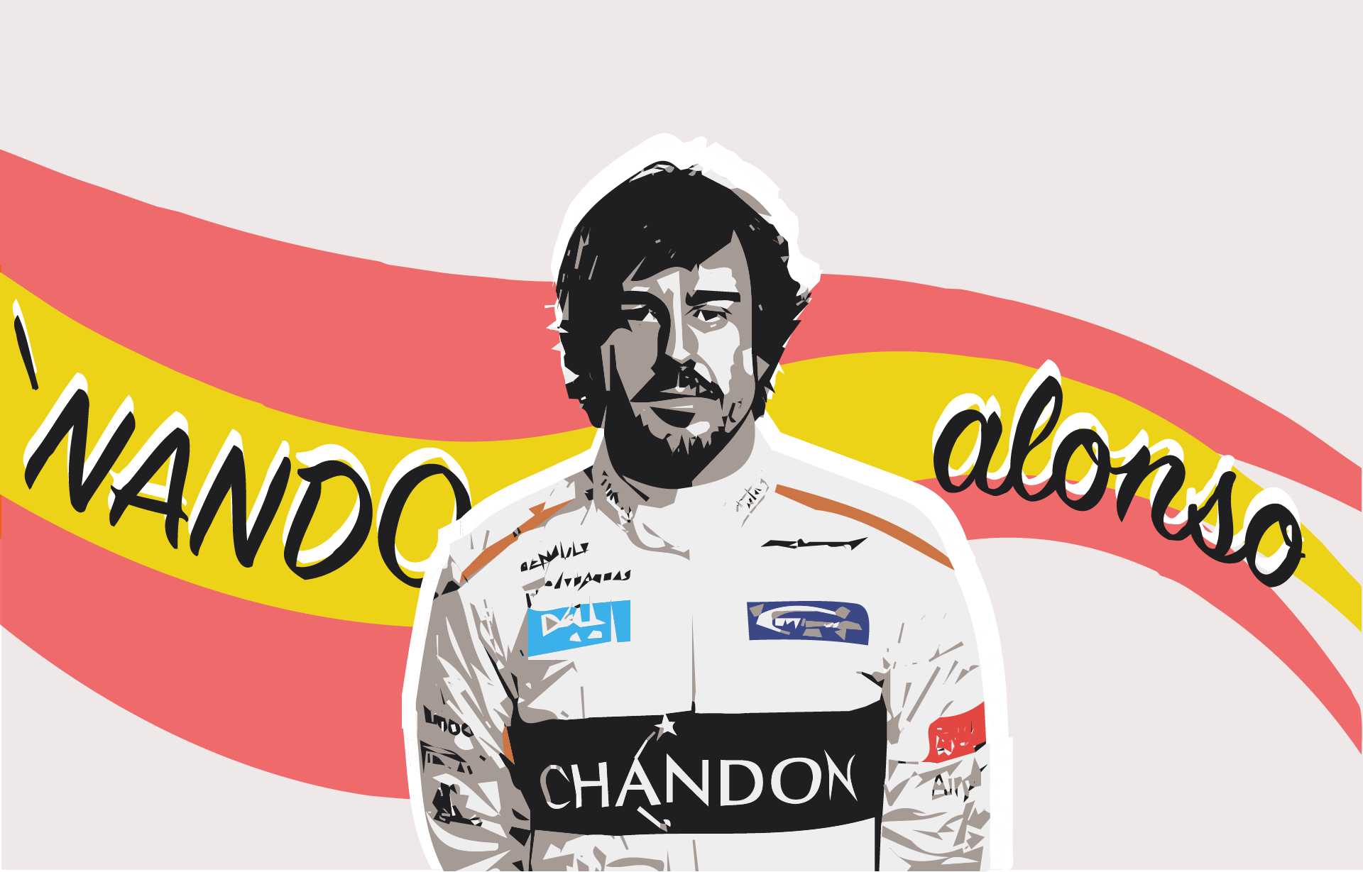 Learning how to draw in Illustrator...here's my first try: Charles ...