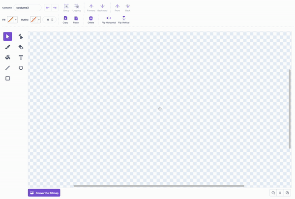 Help with recreating visual effect in scratch code - Discuss Scratch