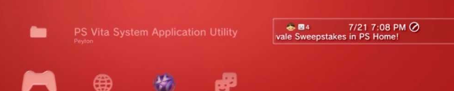 Is there any way to add custom text to the top right bar? | PSX-Place