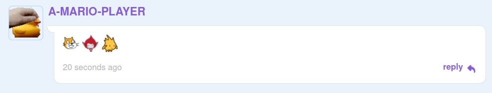 pico/nano/tera/giga emojis in comments - Discuss Scratch