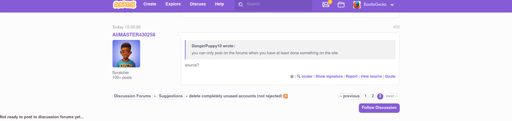 delete completely unused accounts (not rejected) - Discuss Scratch