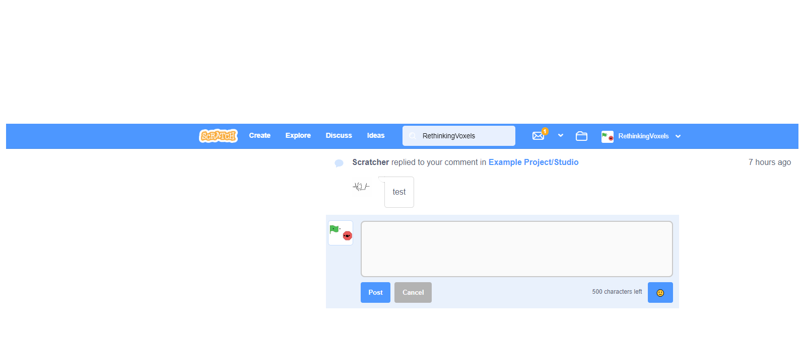 message previews - Discuss Scratch