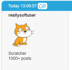 OP indicator - Discuss Scratch
