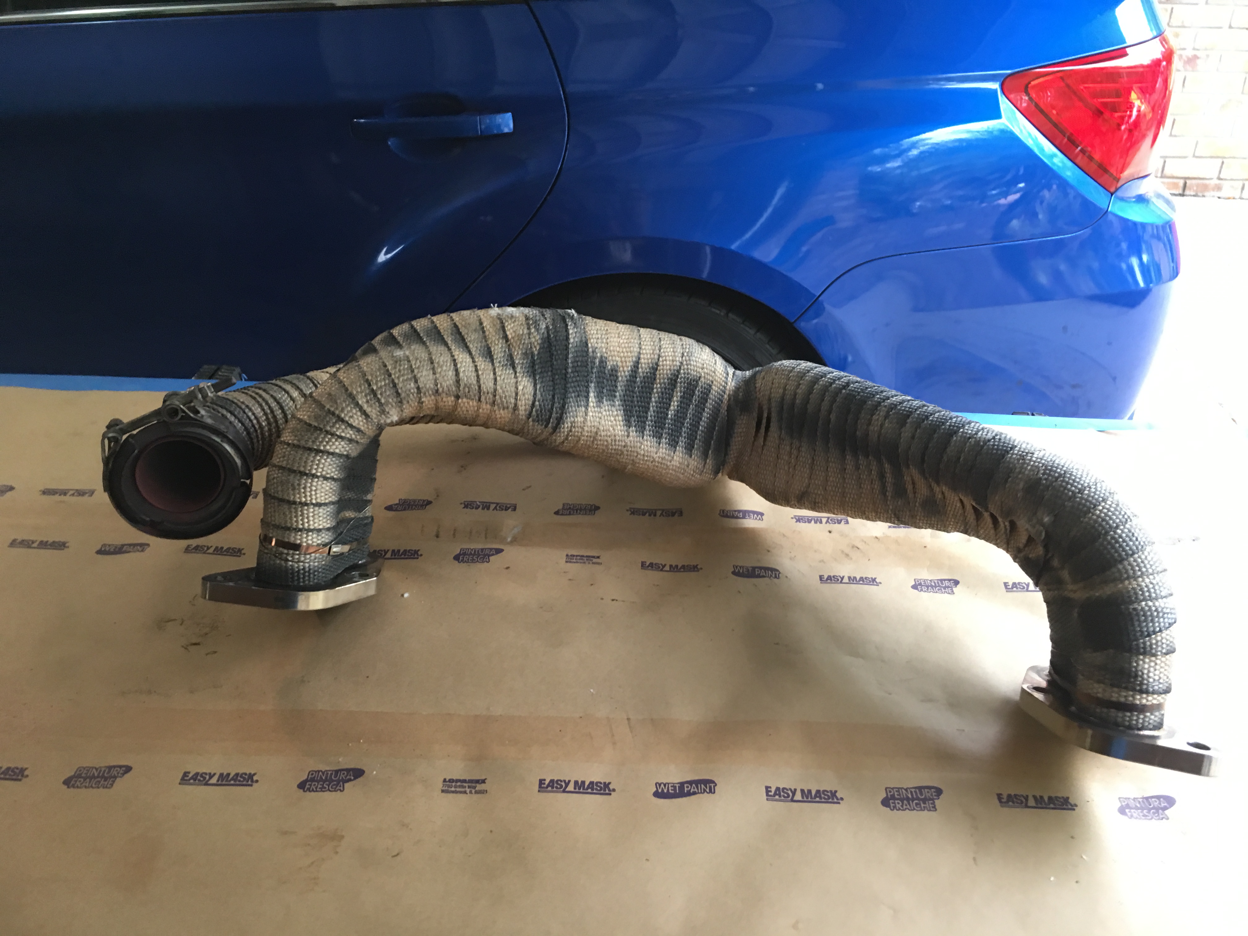 Exhaust soot residue is red brown color - NASIOC