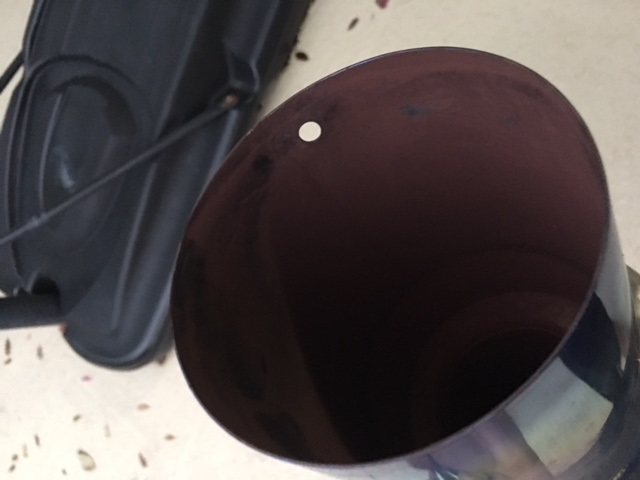 Exhaust soot residue is red brown color - NASIOC