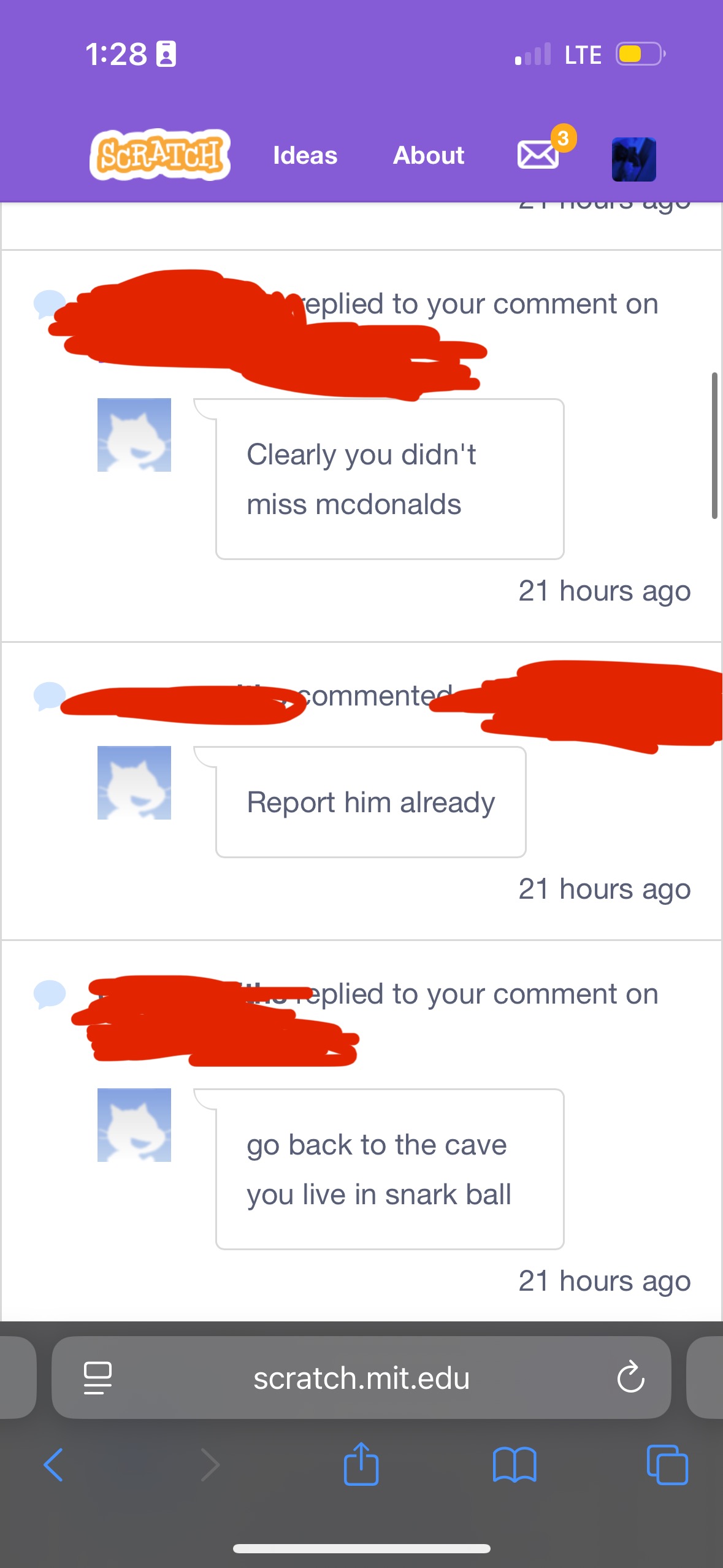 Harassers continue to come back; Scratch Team ignores my emails & are unhelpful; Out of options ...