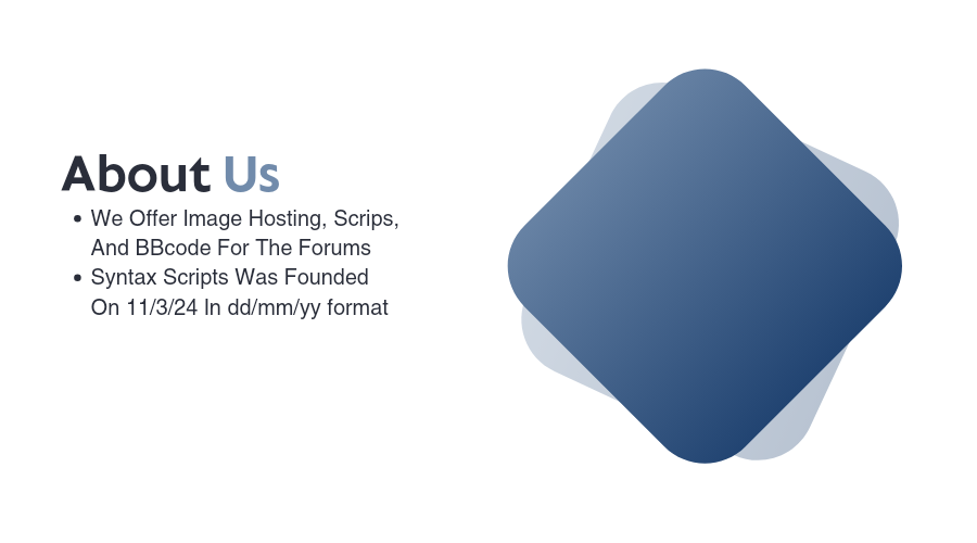 Syntax Scripts Scripts, BBcode, Image Hosting Open, Hiring! - Discuss Scratch