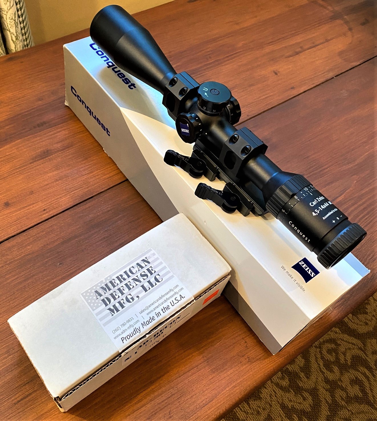 Zeiss Conquest MC Target w/ AD Recon Mount - AR15.COM