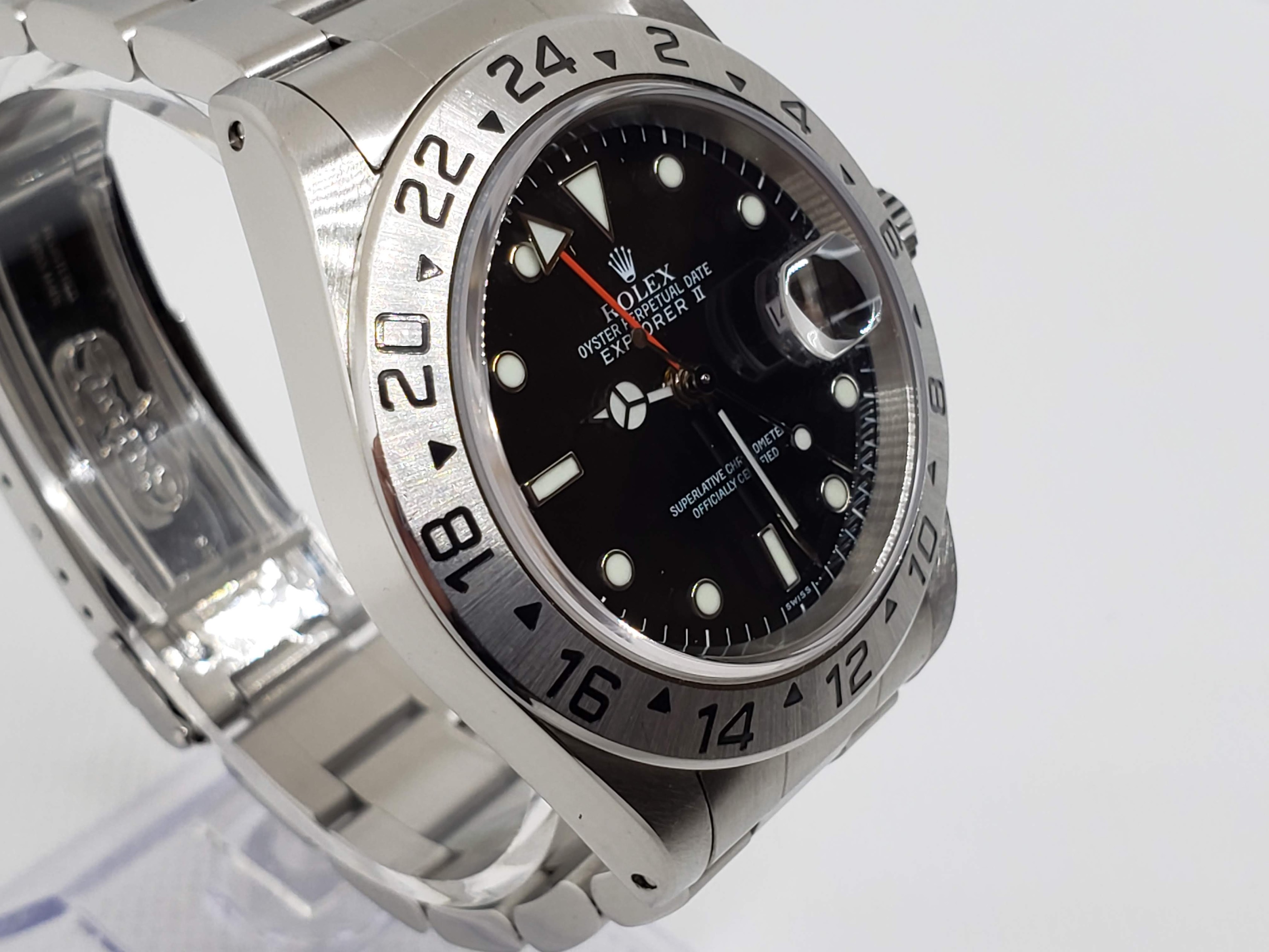 SOLD: Rolex Explorer II 16570 – “A” Serial w/Black Dial | WatchUSeek ...