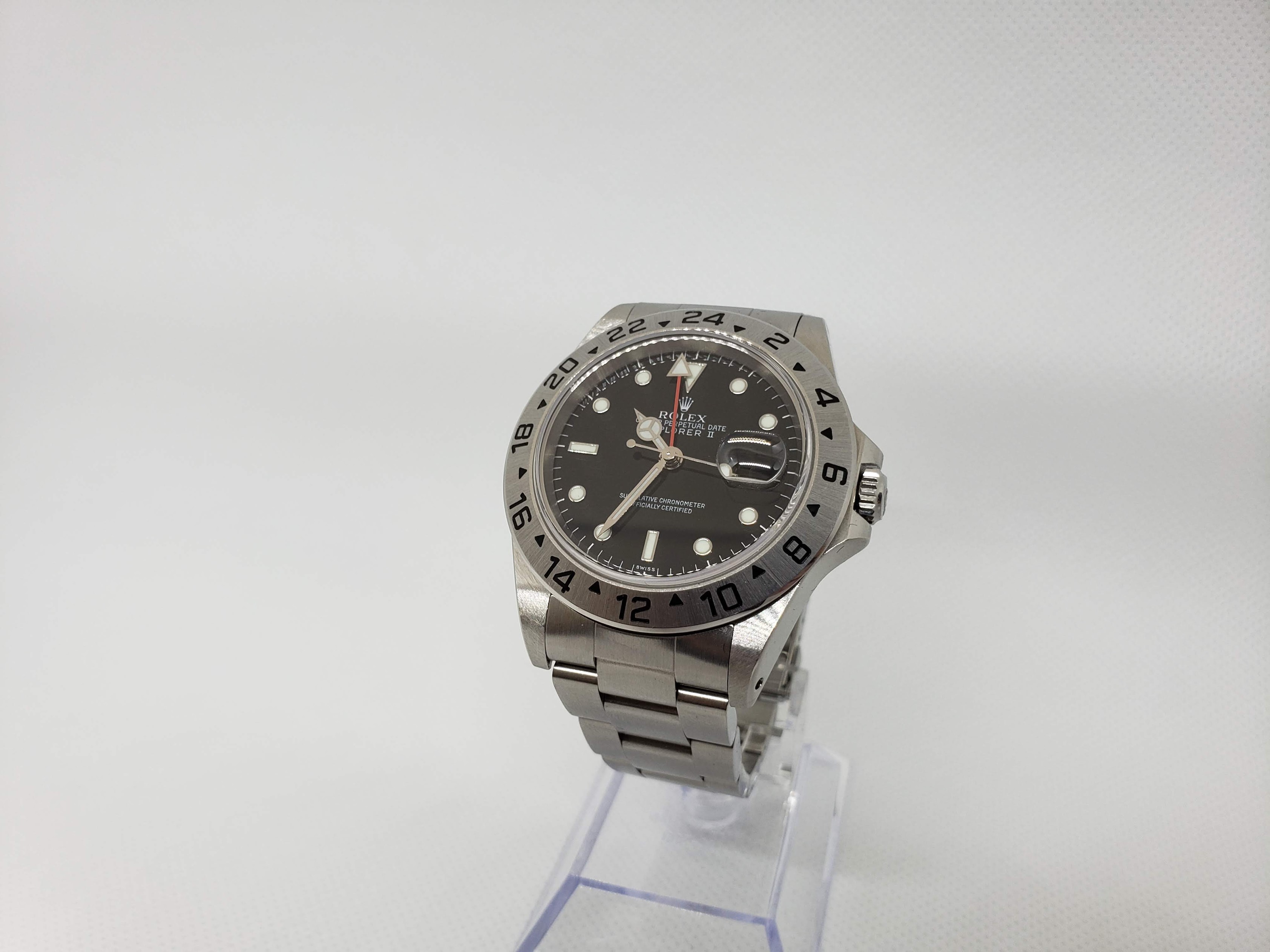 SOLD: Rolex Explorer II 16570 – “A” Serial w/Black Dial | WatchUSeek ...