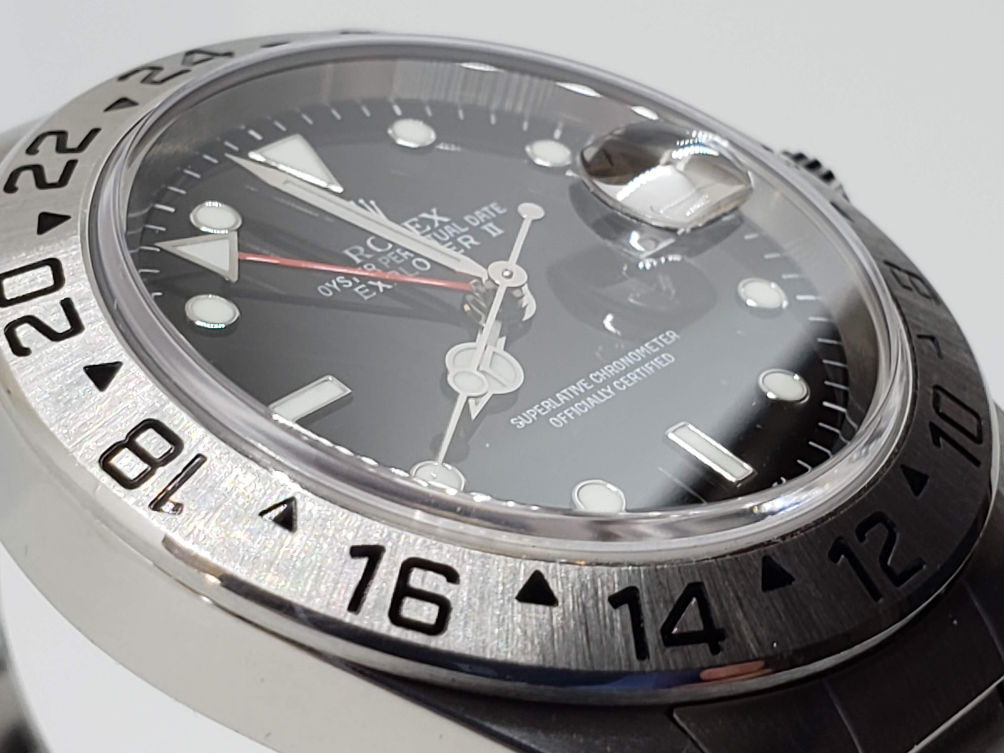 SOLD: Rolex Explorer II 16570 – “A” Serial w/Black Dial | WatchUSeek ...