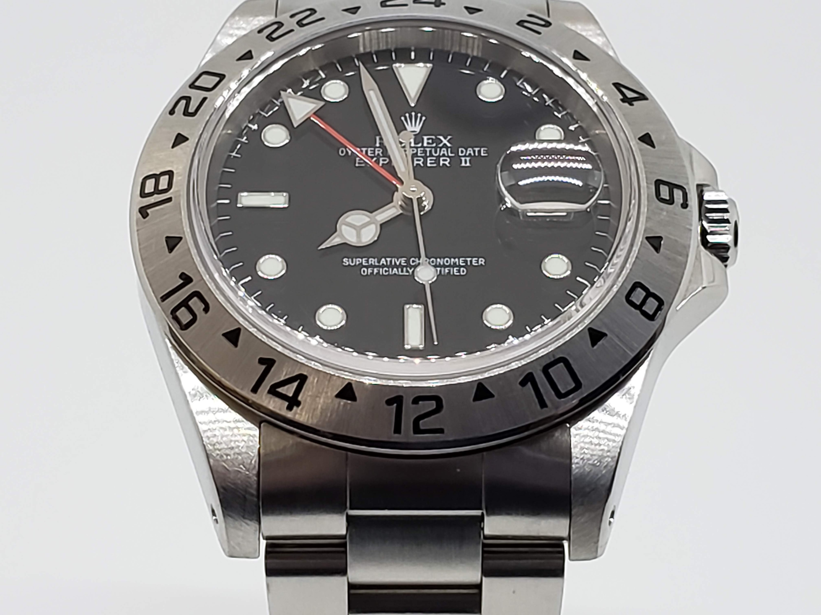 SOLD: Rolex Explorer II 16570 – “A” Serial w/Black Dial | WatchUSeek ...