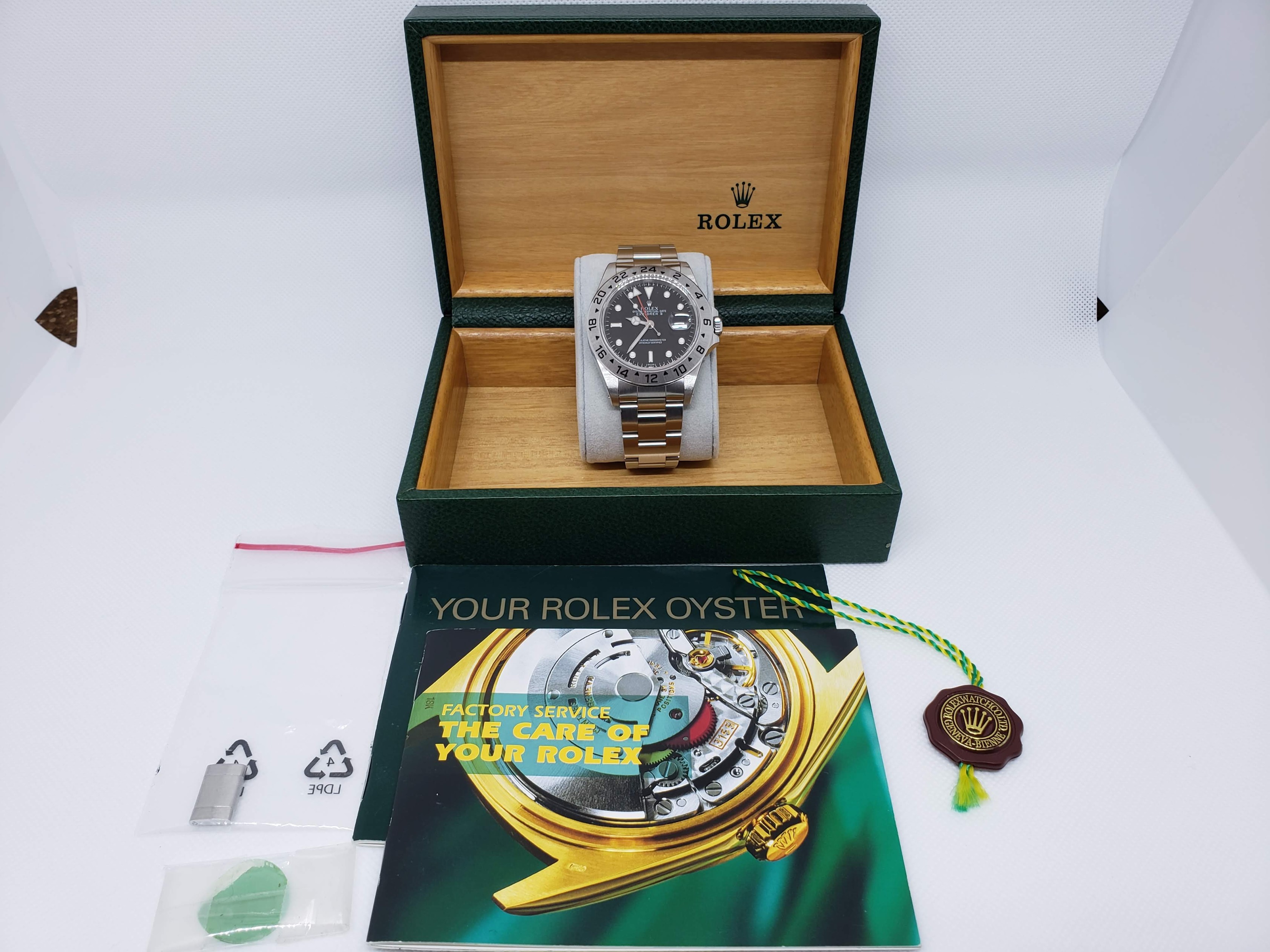 SOLD: Rolex Explorer II 16570 – “A” Serial w/Black Dial | WatchUSeek ...