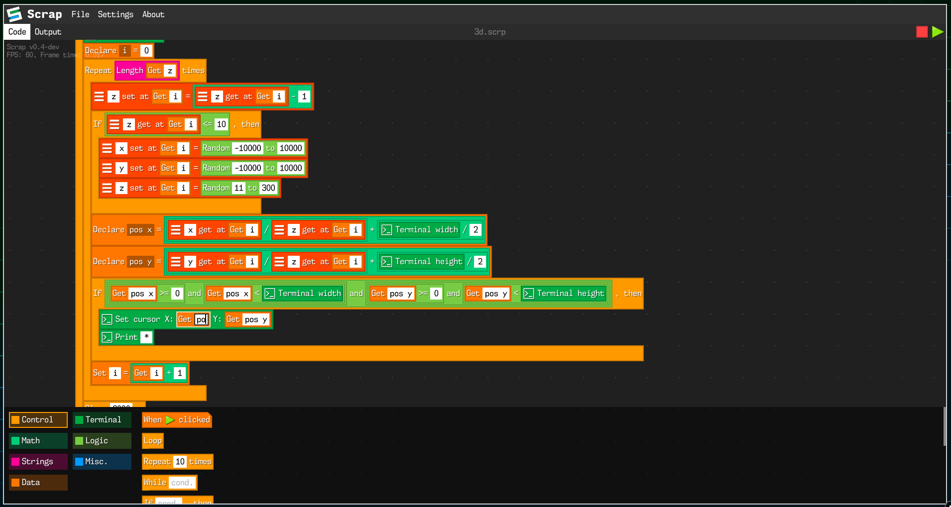 Scrap - New block based language, written in C - Discuss Scratch