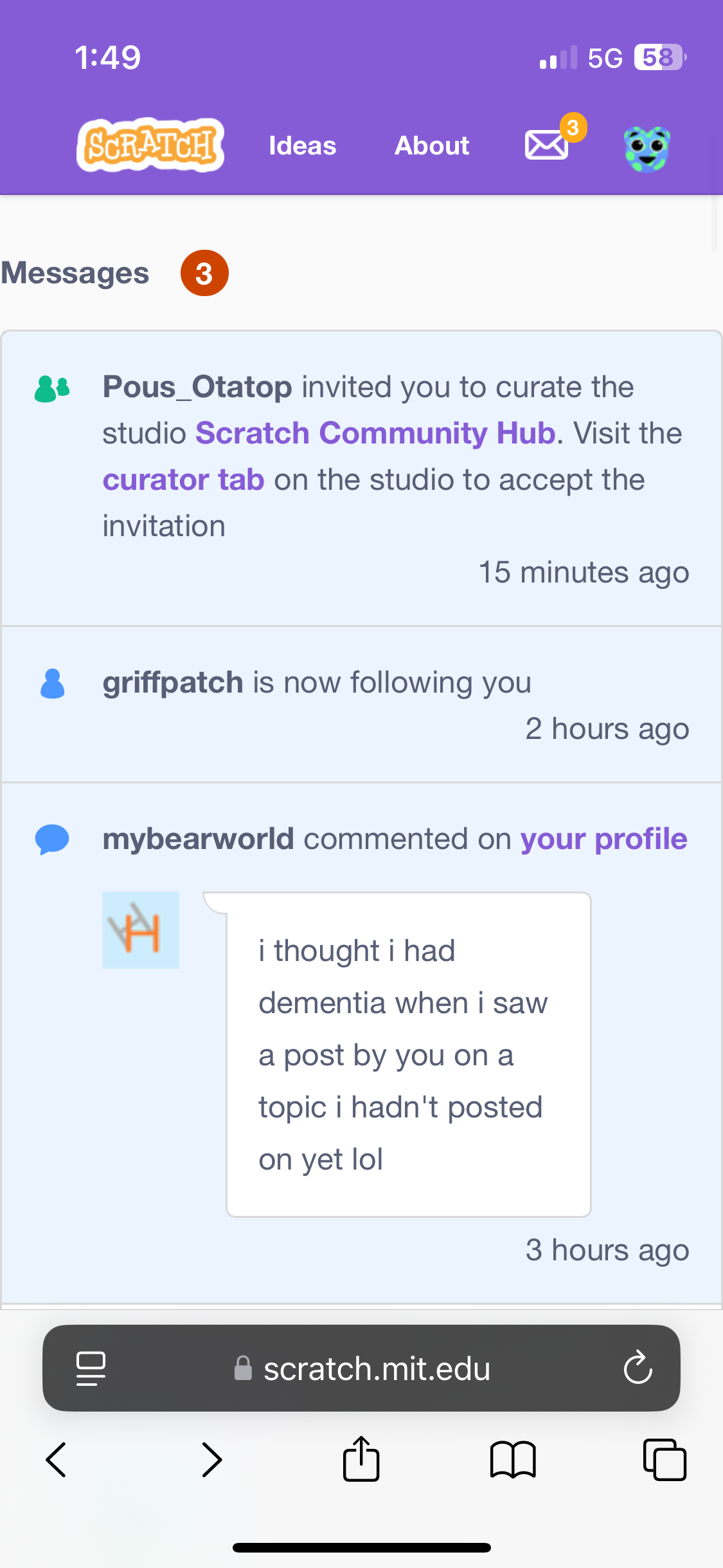 Griffpatch April Fool joke - Discuss Scratch