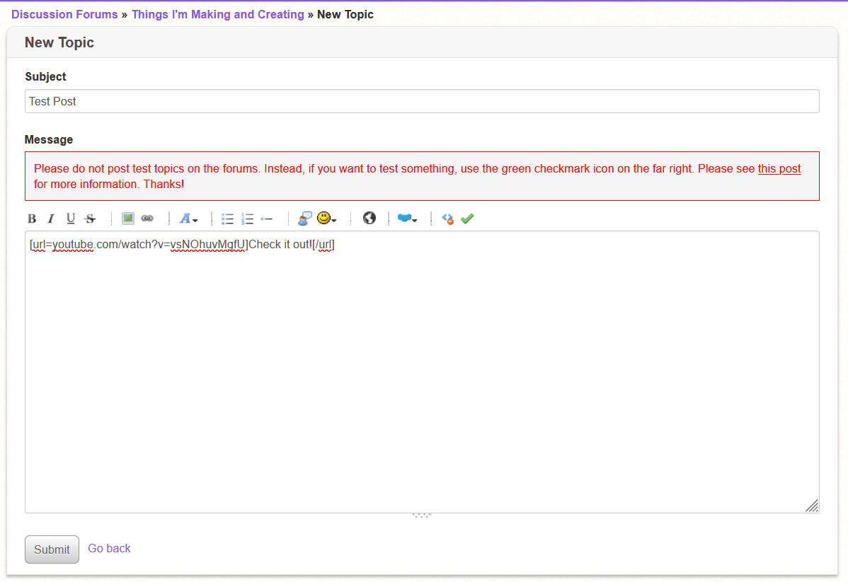 Make a filter to mitigate Youtube spam in TIMaC - Discuss Scratch