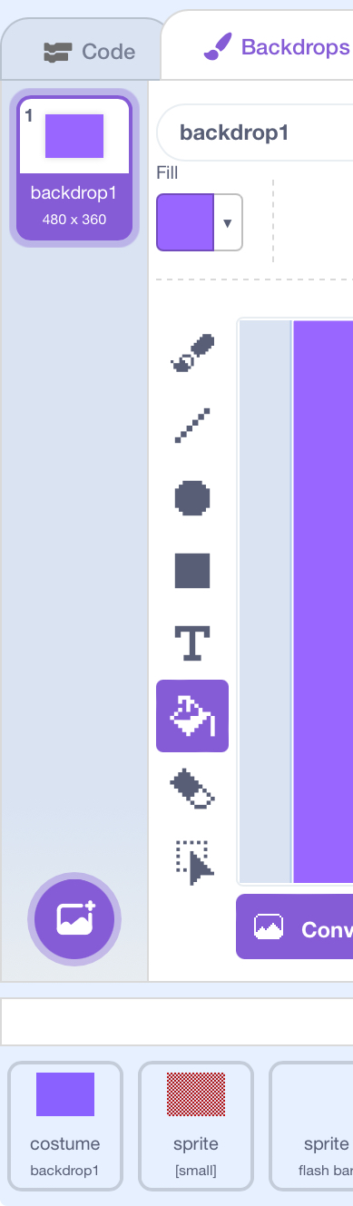 Ability to put backdrop/stage in backpack - Discuss Scratch