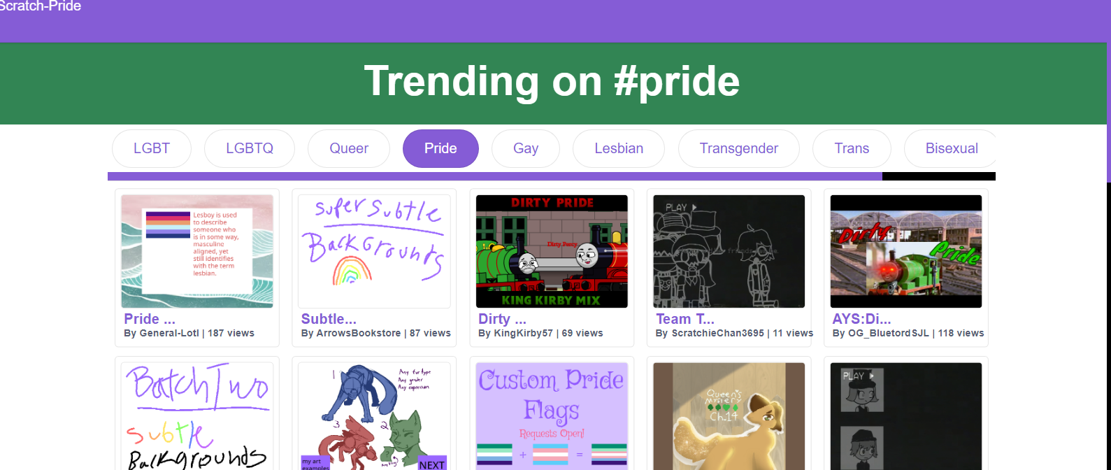 browse lgbtq scratch projects - Discuss Scratch
