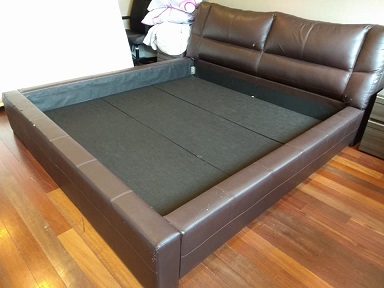 [WTS]CELLINI's LEATHER KING DIVAN BED FRAME
