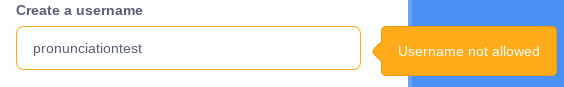 why doesn't scratch allow username "pronunciation"? - Discuss Scratch