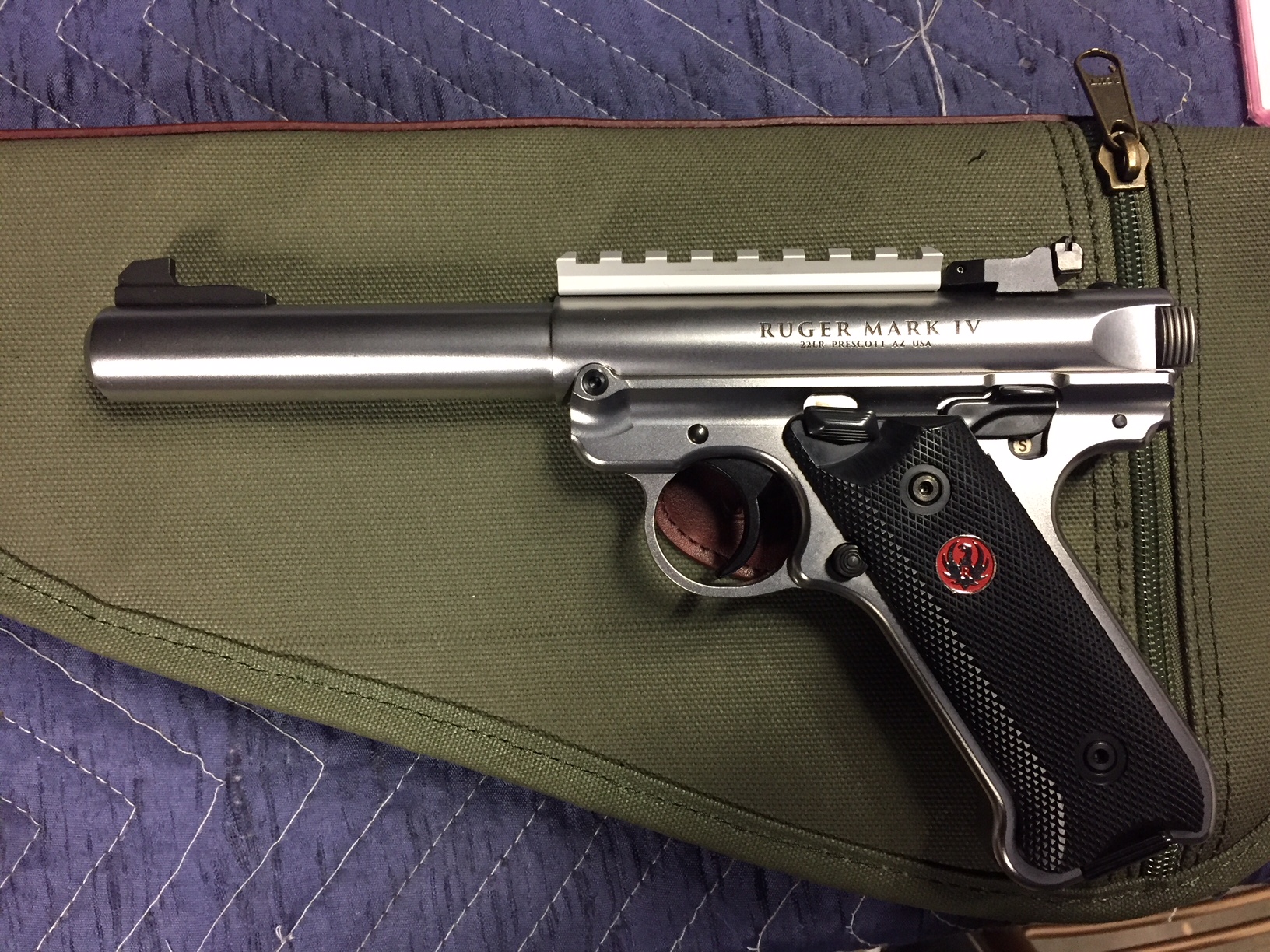 SOLD: Ruger Mark IV Target Stainless, Los Angeles, No Shipping ...