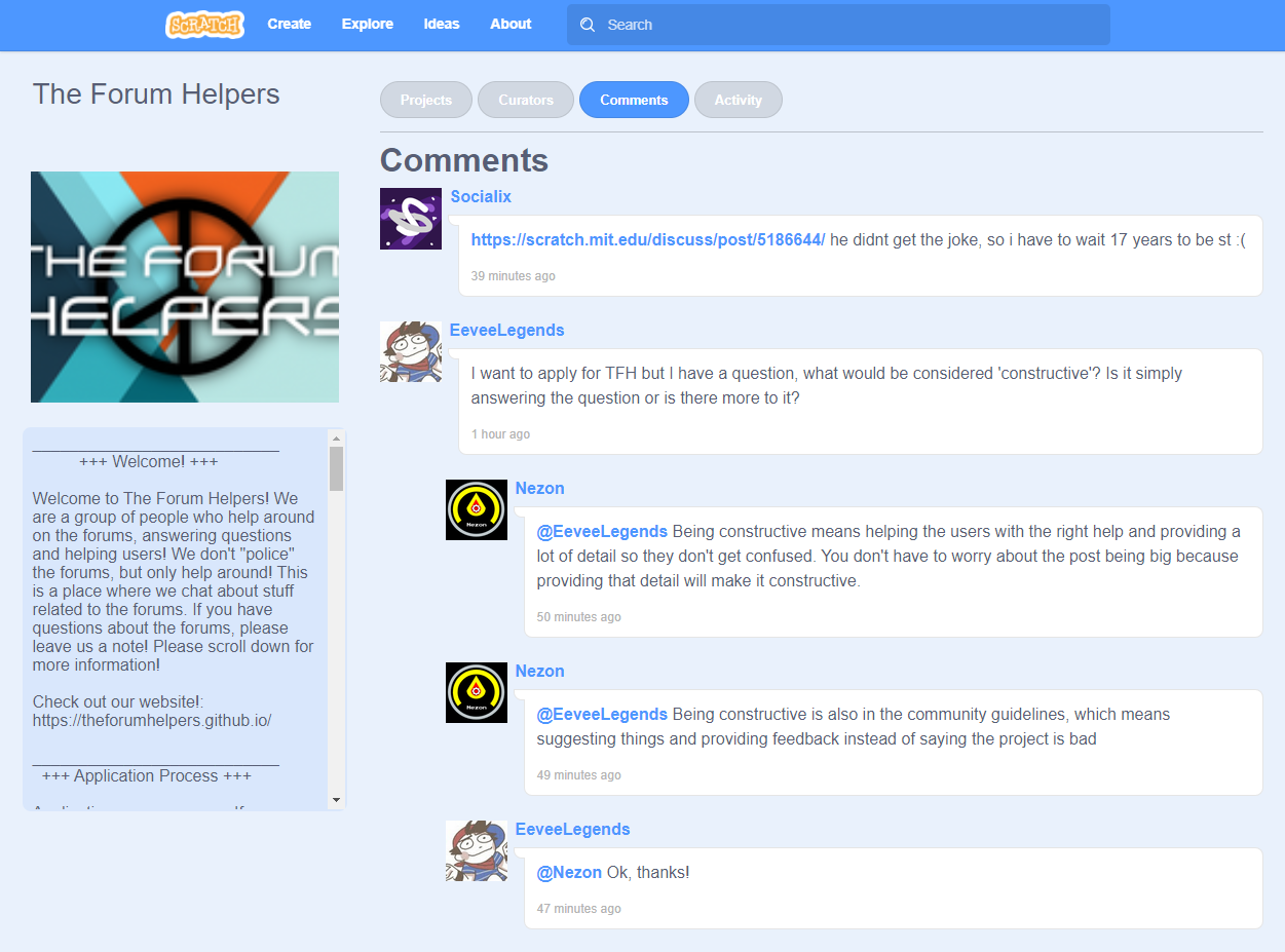 Why are the studio comments across scratch turned off? - Discuss Scratch