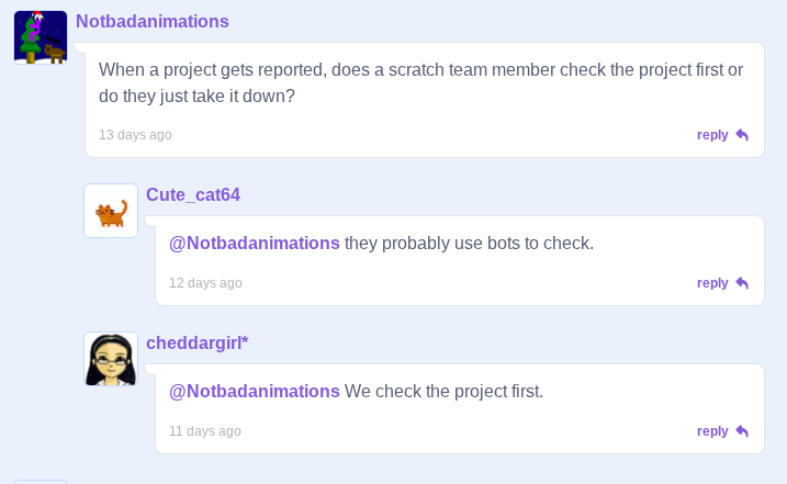 We Need Real People Looking Over Reports! - Discuss Scratch