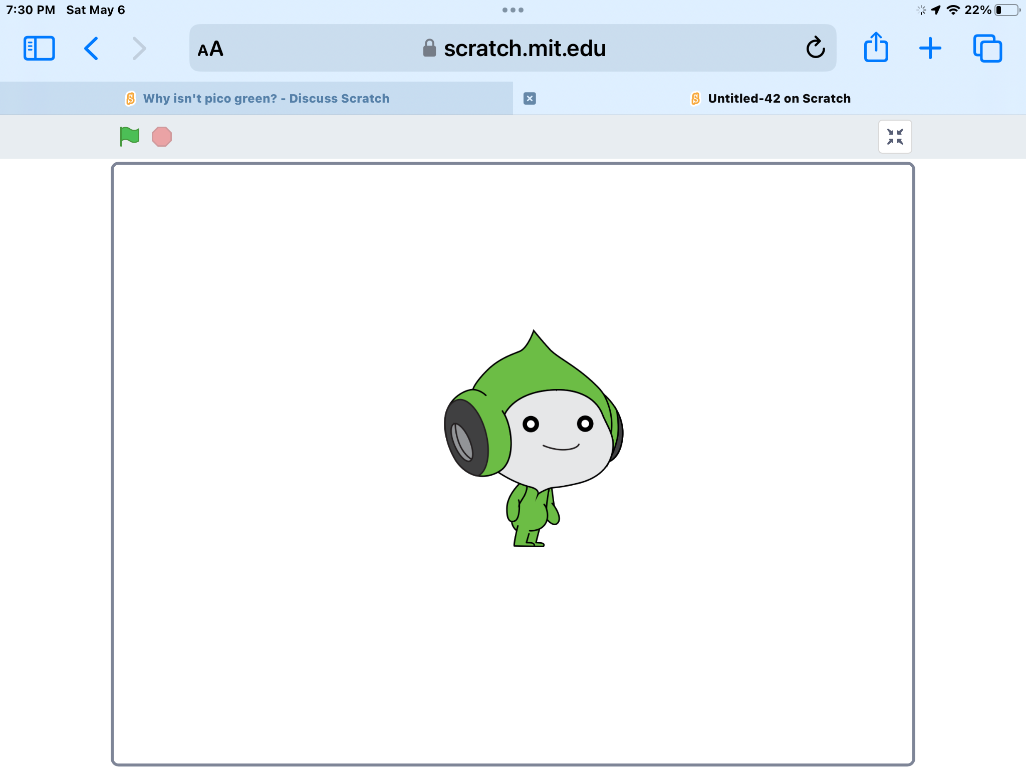Why isn't pico green? - Discuss Scratch