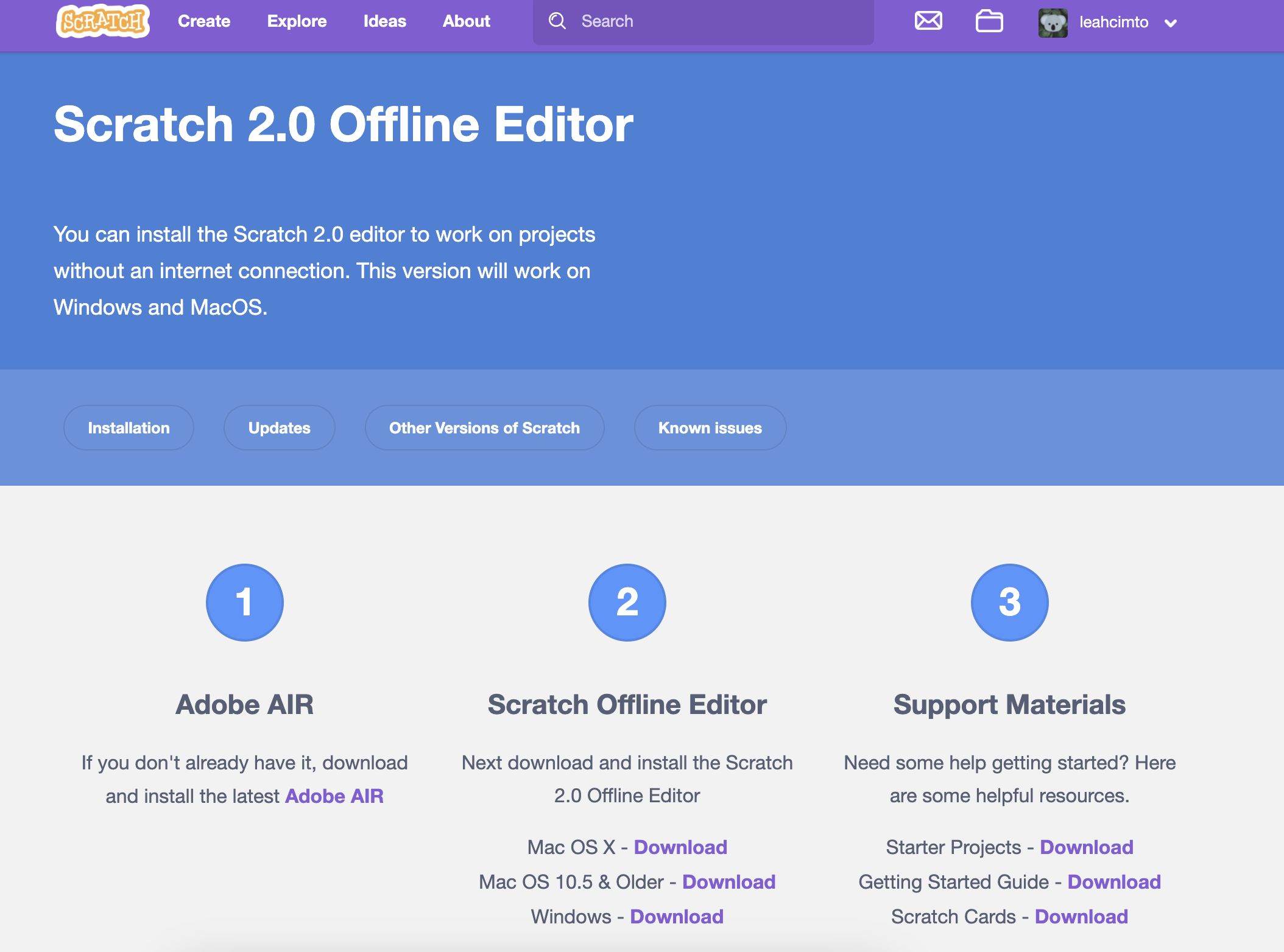 Reset the certificate for downloading Scratch 2.0 - Discuss Scratch