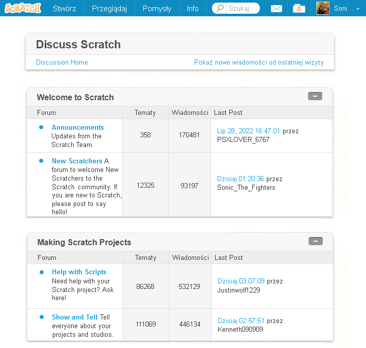 change the mobile forums layout - Discuss Scratch