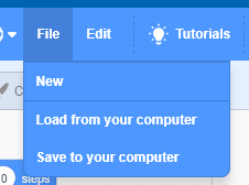 The Scratch App does not have a save to file option - Discuss Scratch