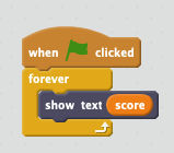 Link variables to text in the costume editor - Discuss Scratch