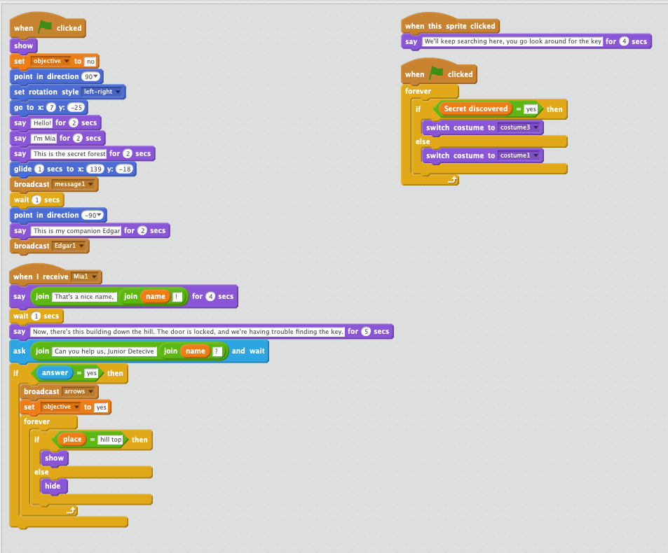 Glitched code, or accidental shadowing (please explain) - Discuss Scratch