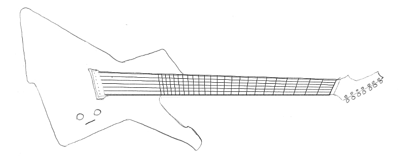 Something pointy with too many strings