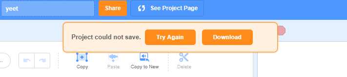 Scratch Project Cannot Save Learn Scratch Sg