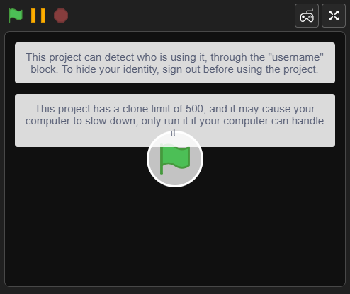 warning for 300+ clone limt - Discuss Scratch