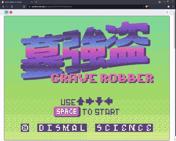 GRAVE ROBBER - SINGLE SCREEN PIXEL ACTION PUZZLE GAME - Discuss Scratch